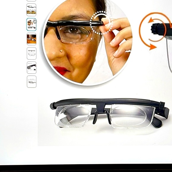 Accessories | Reading Glasses Dial Vision Adjustable With Case | Poshmark